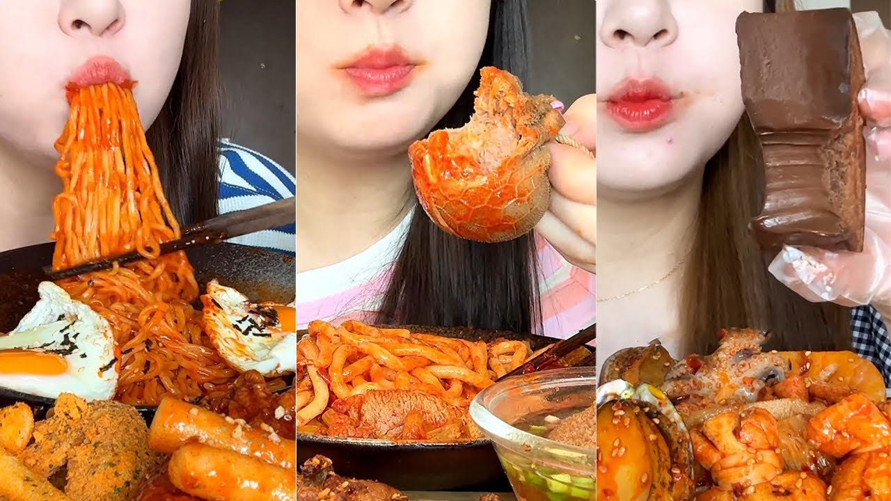 I still can't lose weight with my favorite mouth#food #mukbang# ...