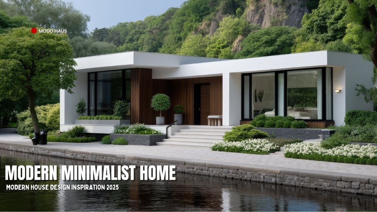 Breathtaking Modern Minimalist Home by the Lake | Modern House Design ...