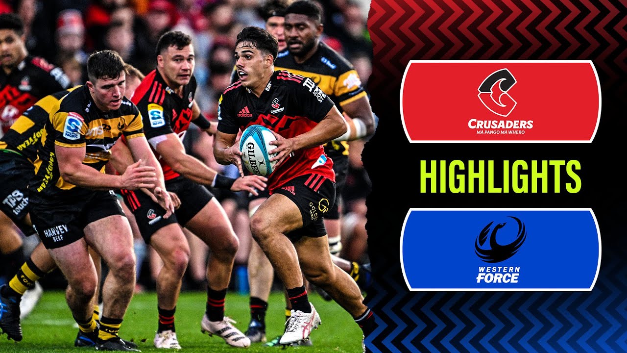 Super Rugby Pacific 2023 | Crusaders v Force | Rd 11 Highlights - YouTube