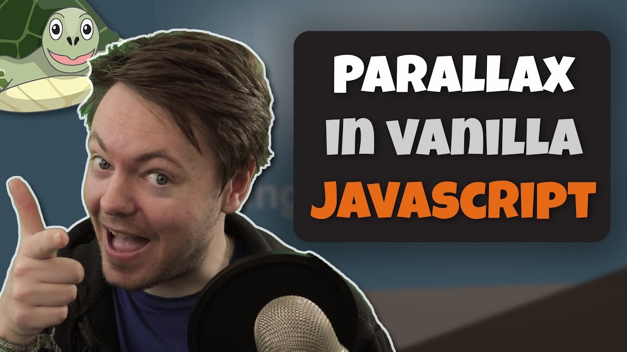Parallax Website in Vanilla Javascript - YouTube