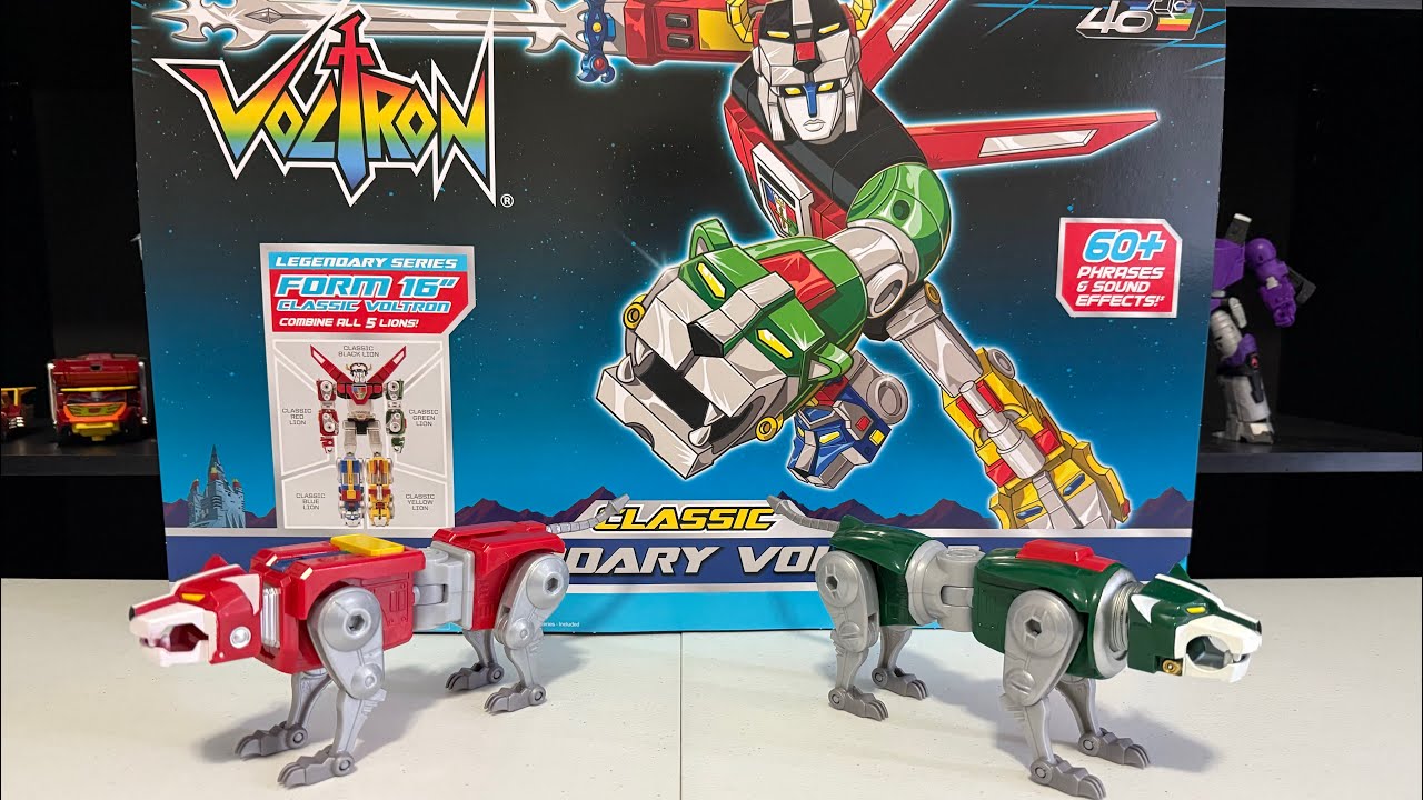 RED & GREEN LIONS…VOLTRON 40th Anniversary Review - YouTube