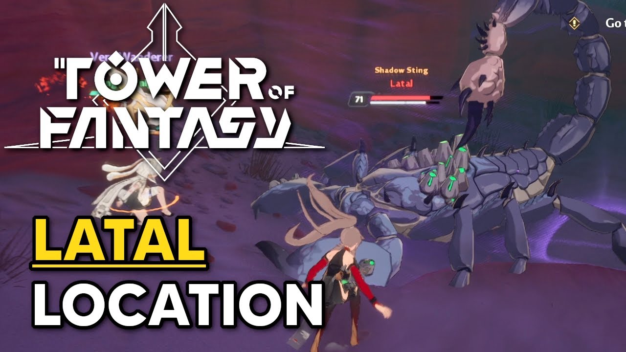 Latal Location (Quicksand Belt Target) - Tower of Fantasy - YouTube