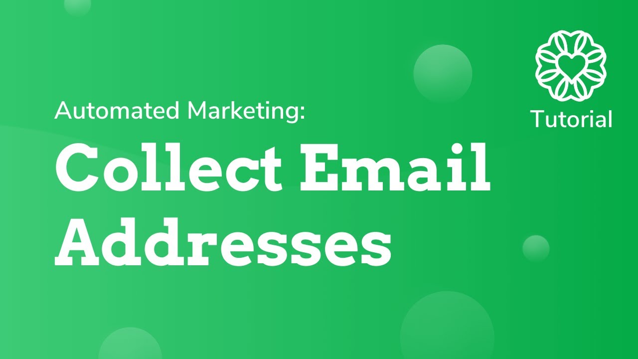 Chapter 1 - Collect Email Addresses - YouTube