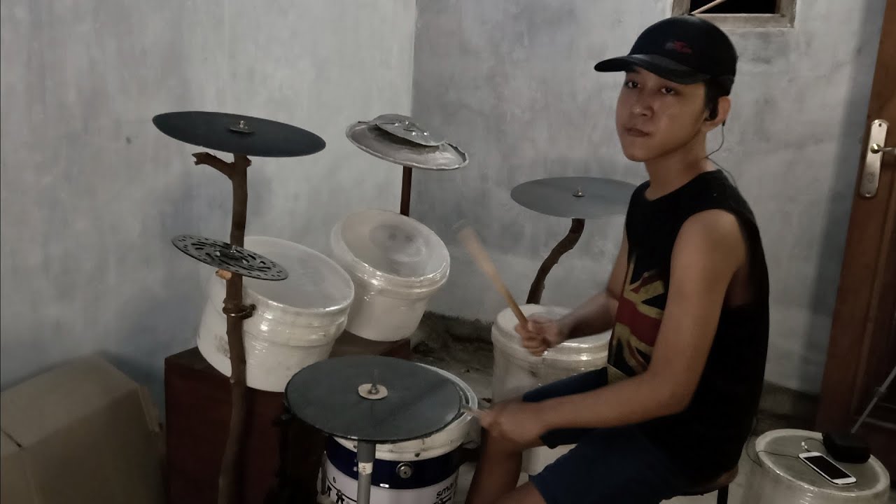 [Metallica] One-Drum Cover | Using Homemade Drum Set - YouTube