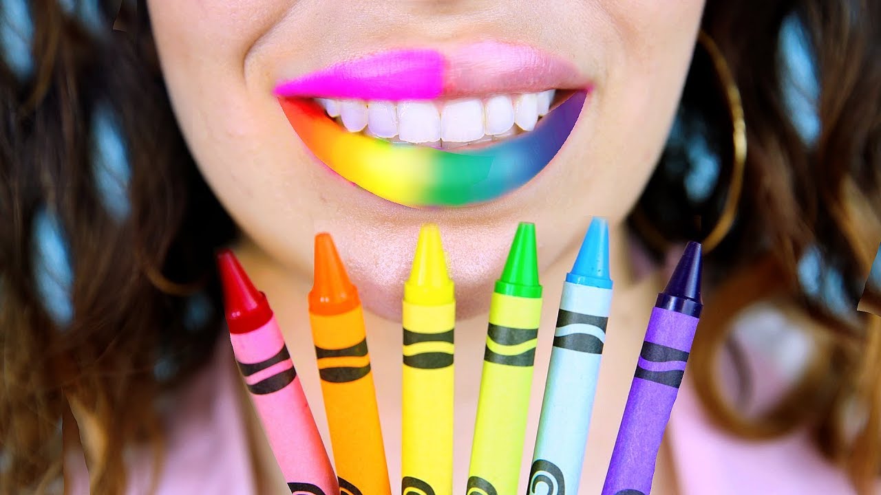 DIY Crayon Makeup VS. Crayola Makeup - YouTube