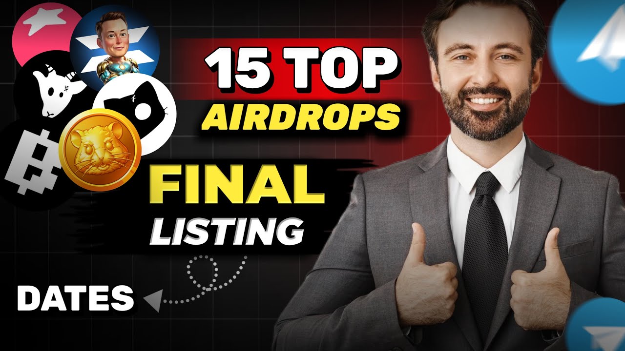 Telegram Top 15 Airdrops Listing Date | Make Money From Airdrop | Top ...