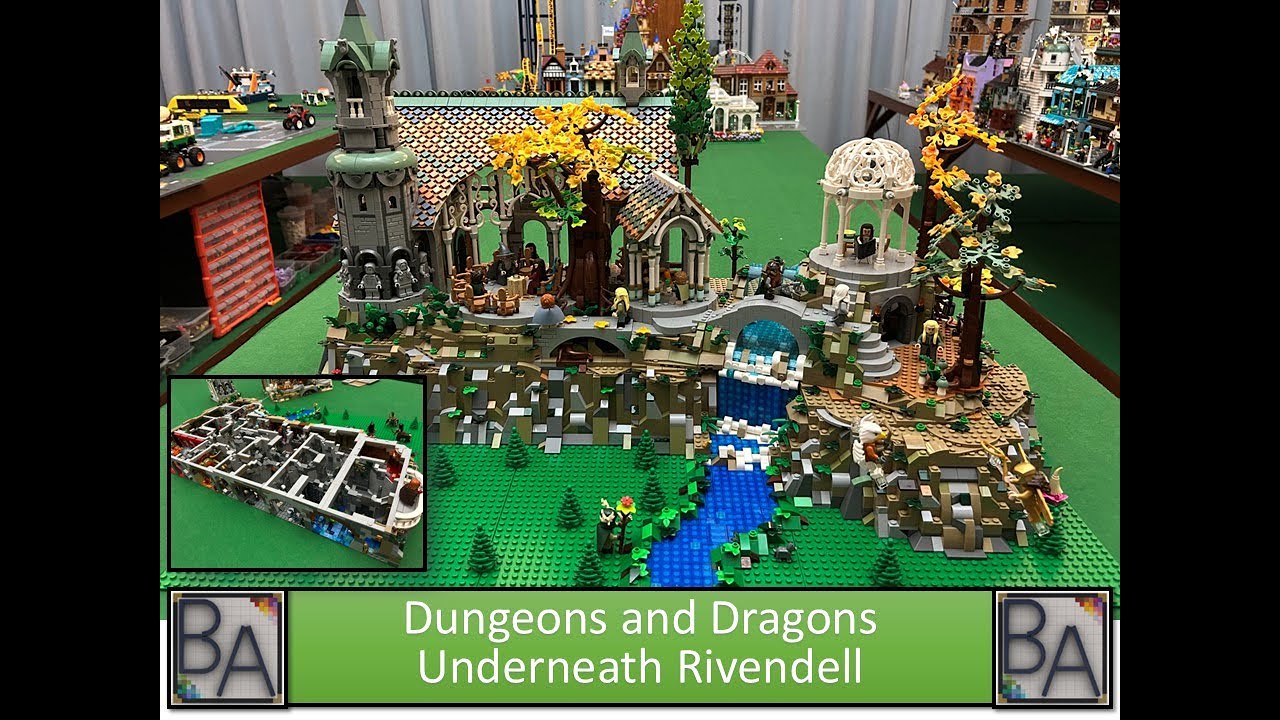 LEGO MOC - I Built a Dungeon underneath Rivendell - YouTube
