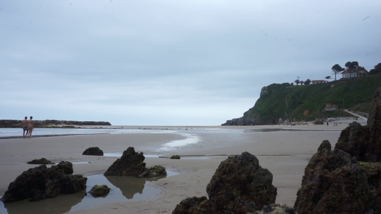 Playa de pechon cantabria - YouTube