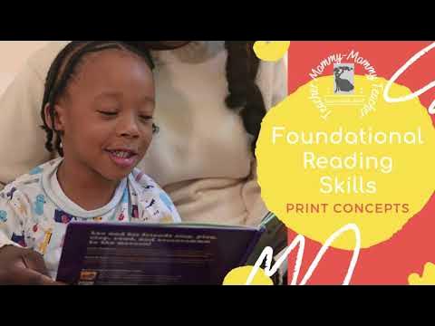Print Concepts- Foundational Reading Skills - YouTube
