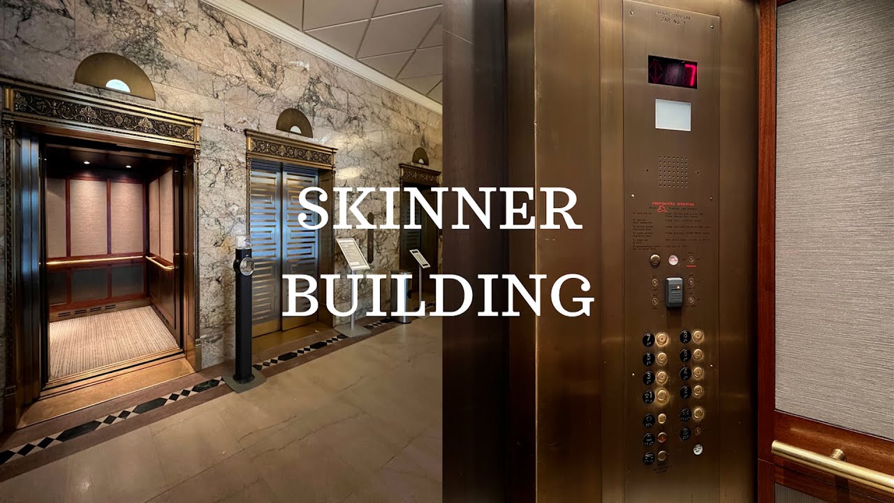 Old OTIS Traction Elevators - Skinner Building - Seattle, WA - YouTube