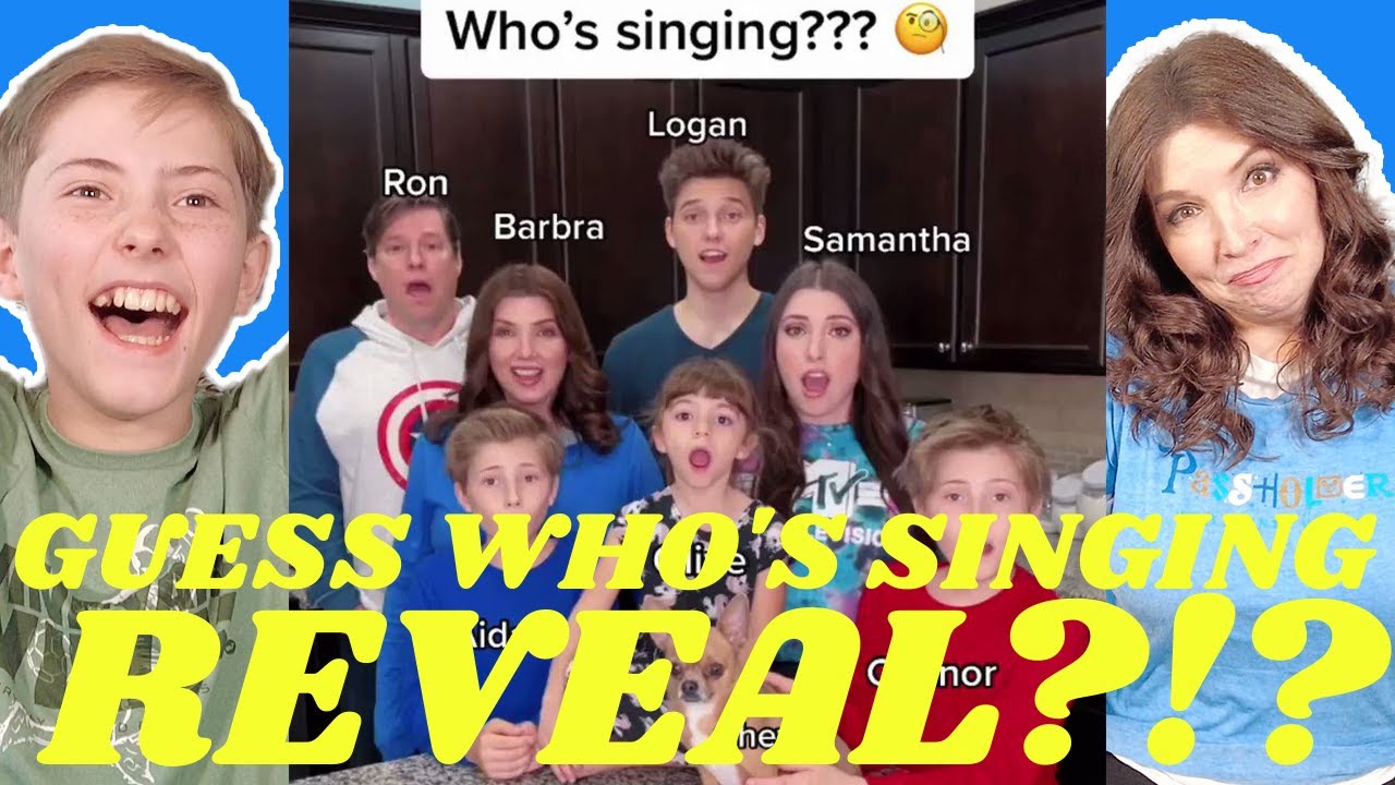 GUESS WHO'S SINGING CHALLENGE!! 🎤 (REVEAL) 😱 - YouTube