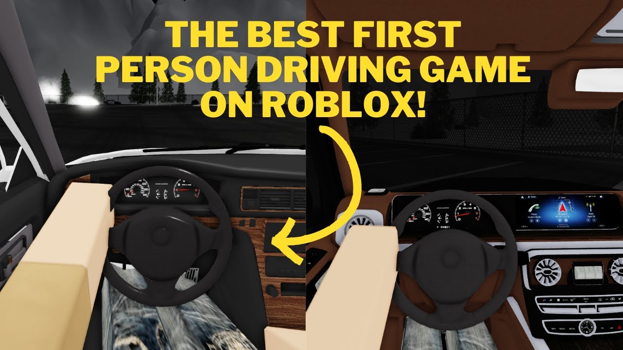 IS THIS THE *BEST* FIRST PERSON DRIVING GAME ON ROBLOX? - YouTube