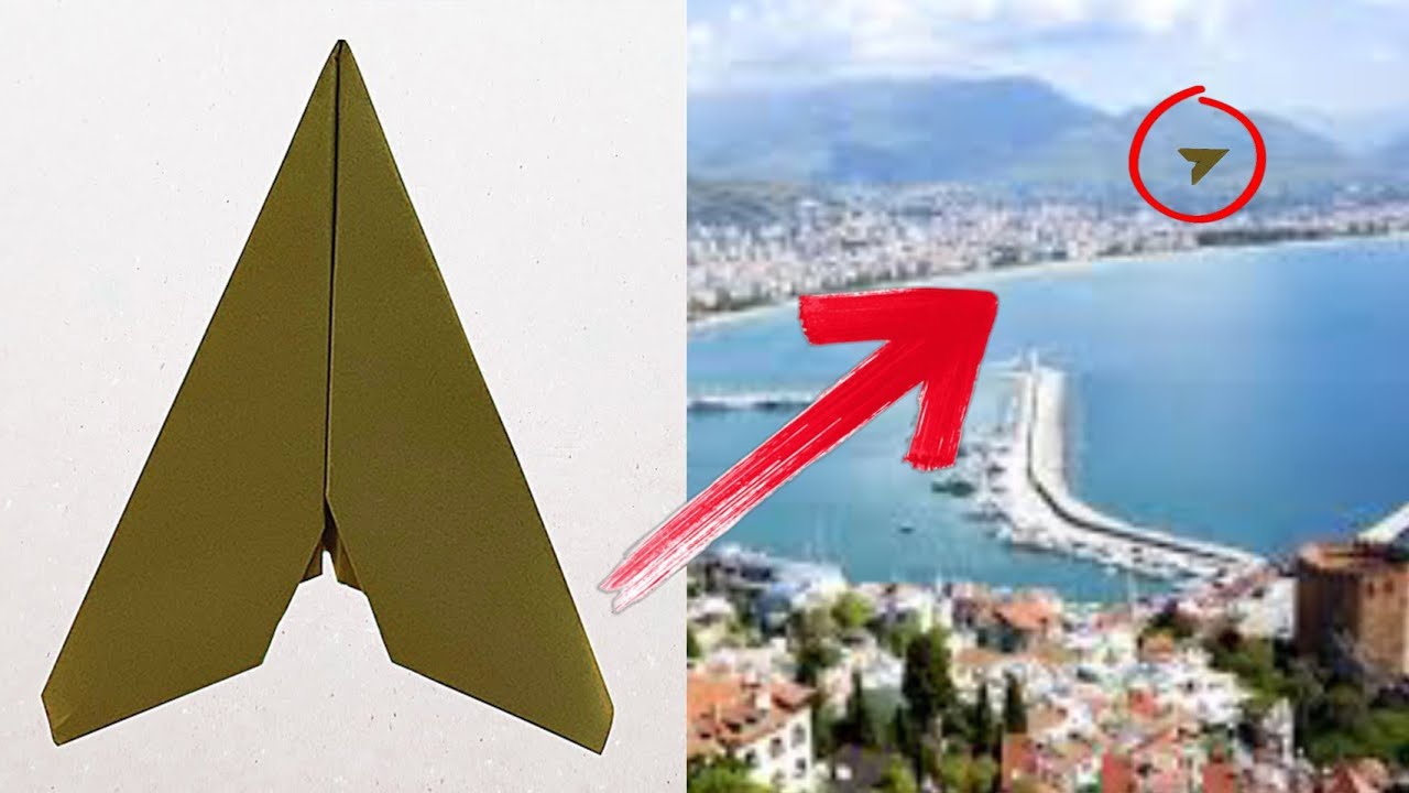 AIRCRAFT MAKING THAT GOES FAR AWAY (Super Flying! ) - DIY COOL ORIGAMI ...