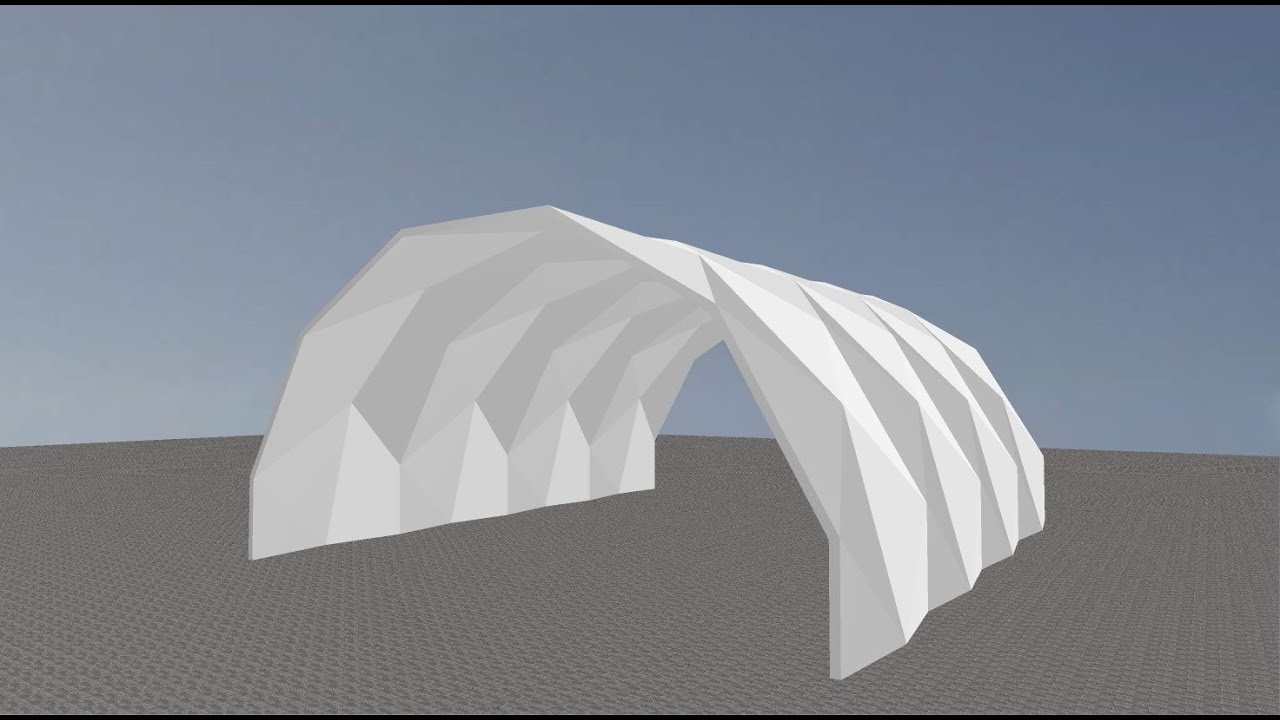 Archicad Tutorial : Folded Plate Structure - YouTube