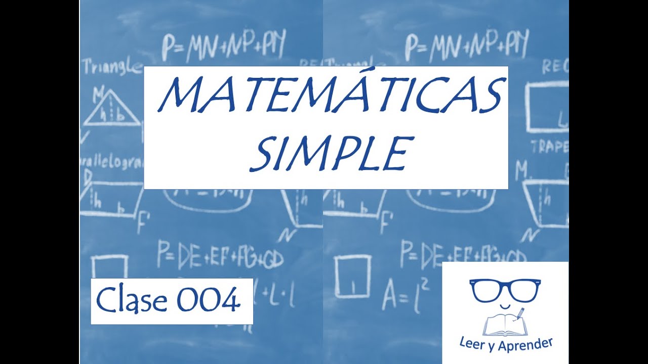 matemáticas simple - clase 004 - multiplicación - YouTube