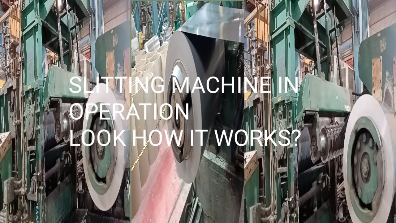 SLITTING MACHINE IN OPERATION LOOK HOW IT OPERATES? - YouTube