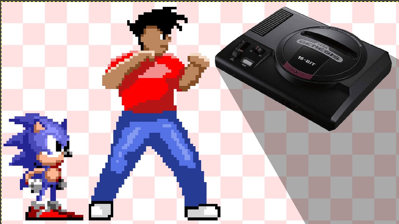 Como criar Sprites para o Mega Drive / SGDK - YouTube