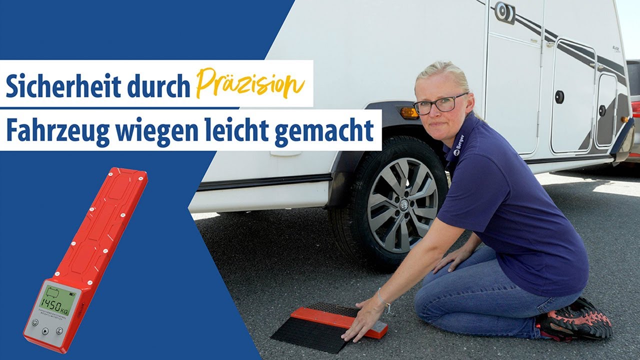Wohnwagen, Kastenwagen und Co. präzise wiegen | Berger Caravan ...