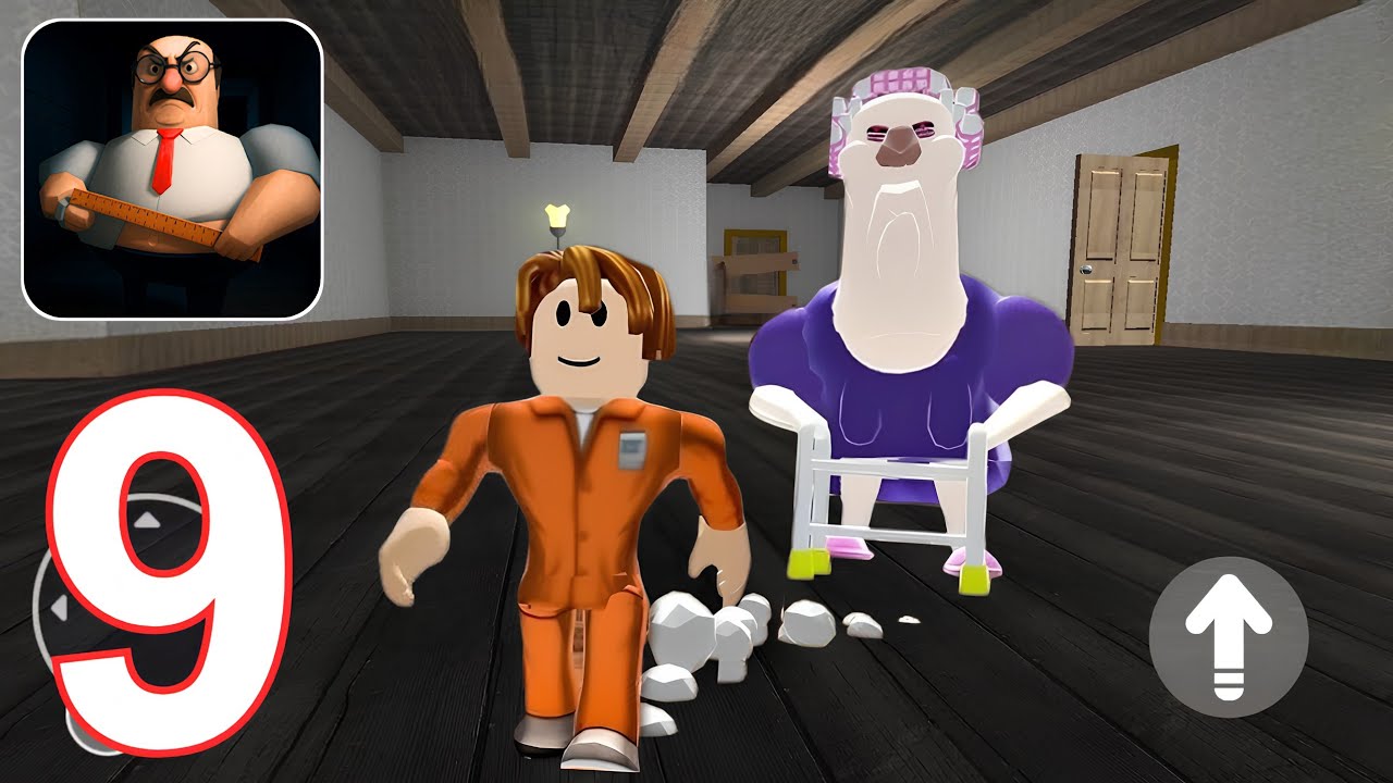 Escape Grumpy Gran - Obby Chapters Escape Barry - Gameplay Walkthrough ...