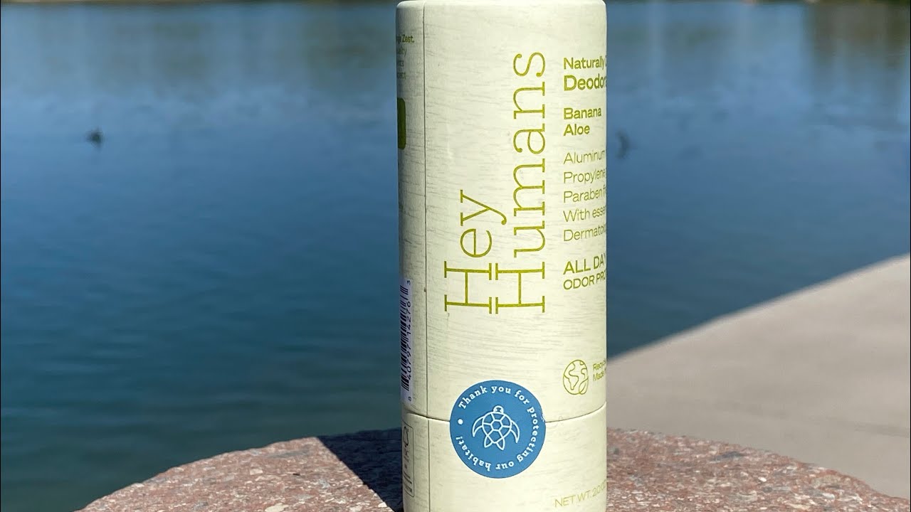 Hey humans banana aloe deodorant - YouTube