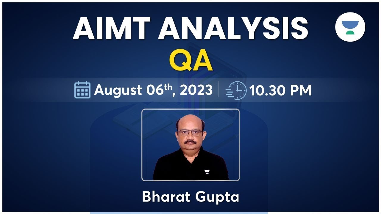 All India Mock Test (AIMT) Analysis (6 August) | QA | CAT 2023 ...
