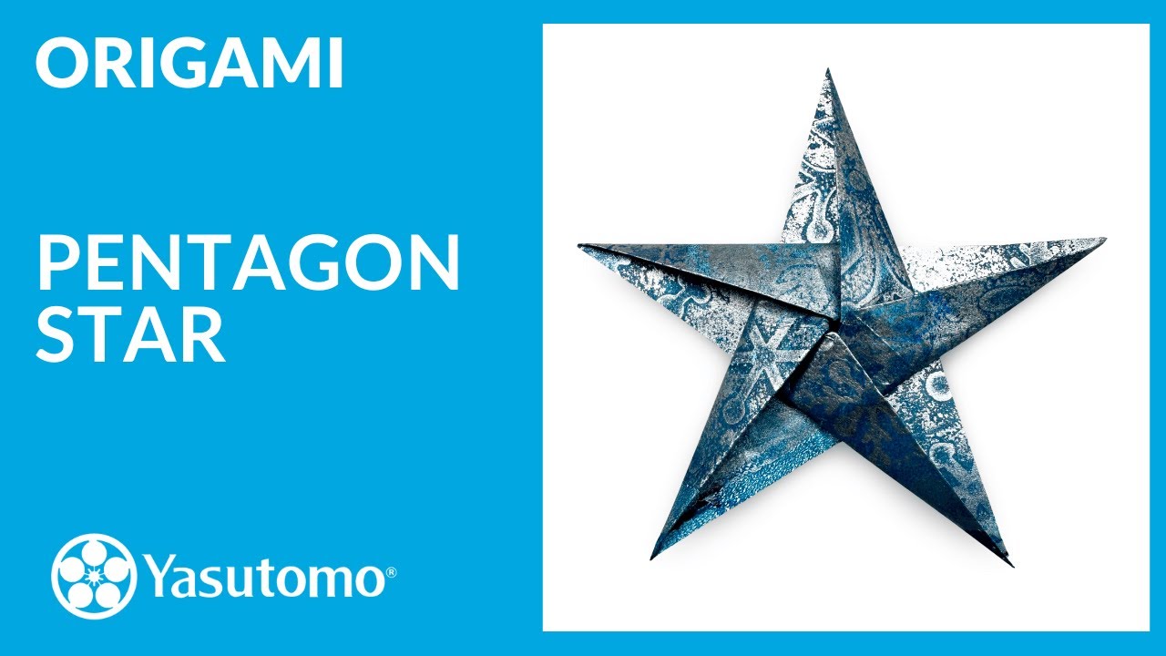 Origami Pentagon Star - YouTube