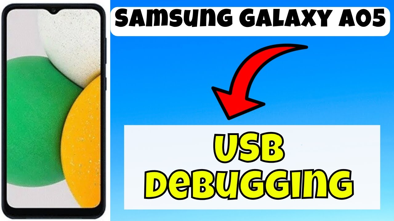 Enable USB Debugging Samsung Galaxy A05 || How to turn on USB debugging ...