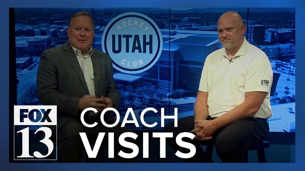 Utah Hockey Club head coach André Tourigny visits FOX 13 - YouTube