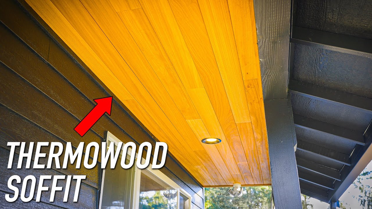 DIY Thermowood Soffit Installation: My House Gets a Facelift! - YouTube