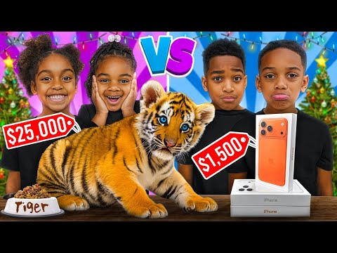 CHEAP VS EXPENSIVE PRESENTS CHALLENGE 🎁