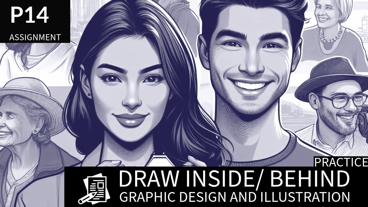 Drawing Modes Practice using Adobe Illustrator - YouTube