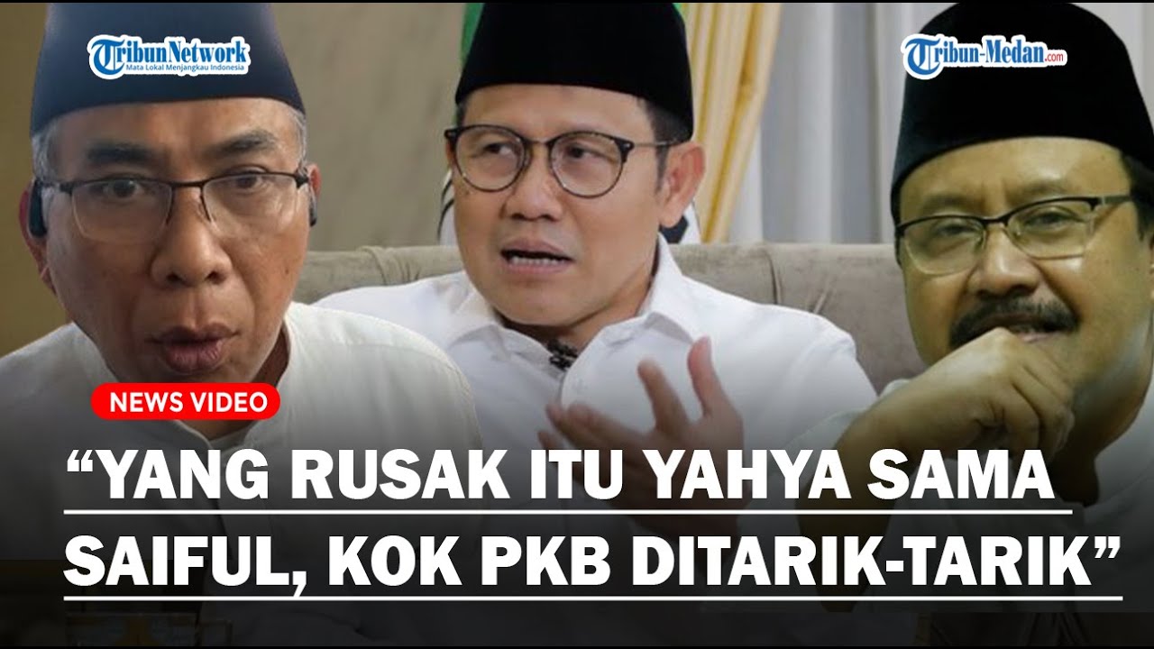 PEDAS! CAK IMIN Ngamuk, Tak Terima PKB Disebut Rusak : Omongan Yahya dan Saiful Gak Laku - YouTube