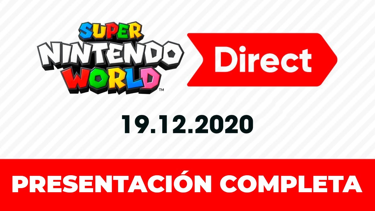 Presentación SUPER NINTENDO WORLD DIRECT Completa 🏰 - YouTube