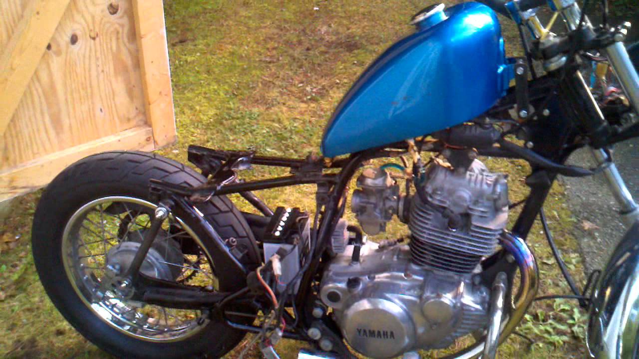 Sr 250 bobber - YouTube