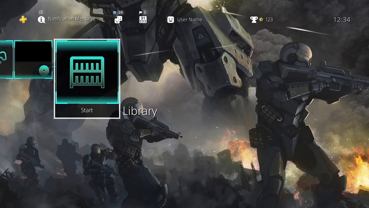 4K Mech War Theme PS4 - YouTube