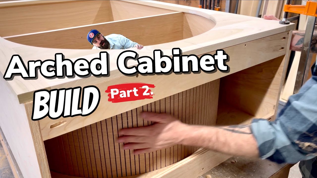 How to Make an Arched Cabinet || Step Up Your Cabinet Game - YouTube