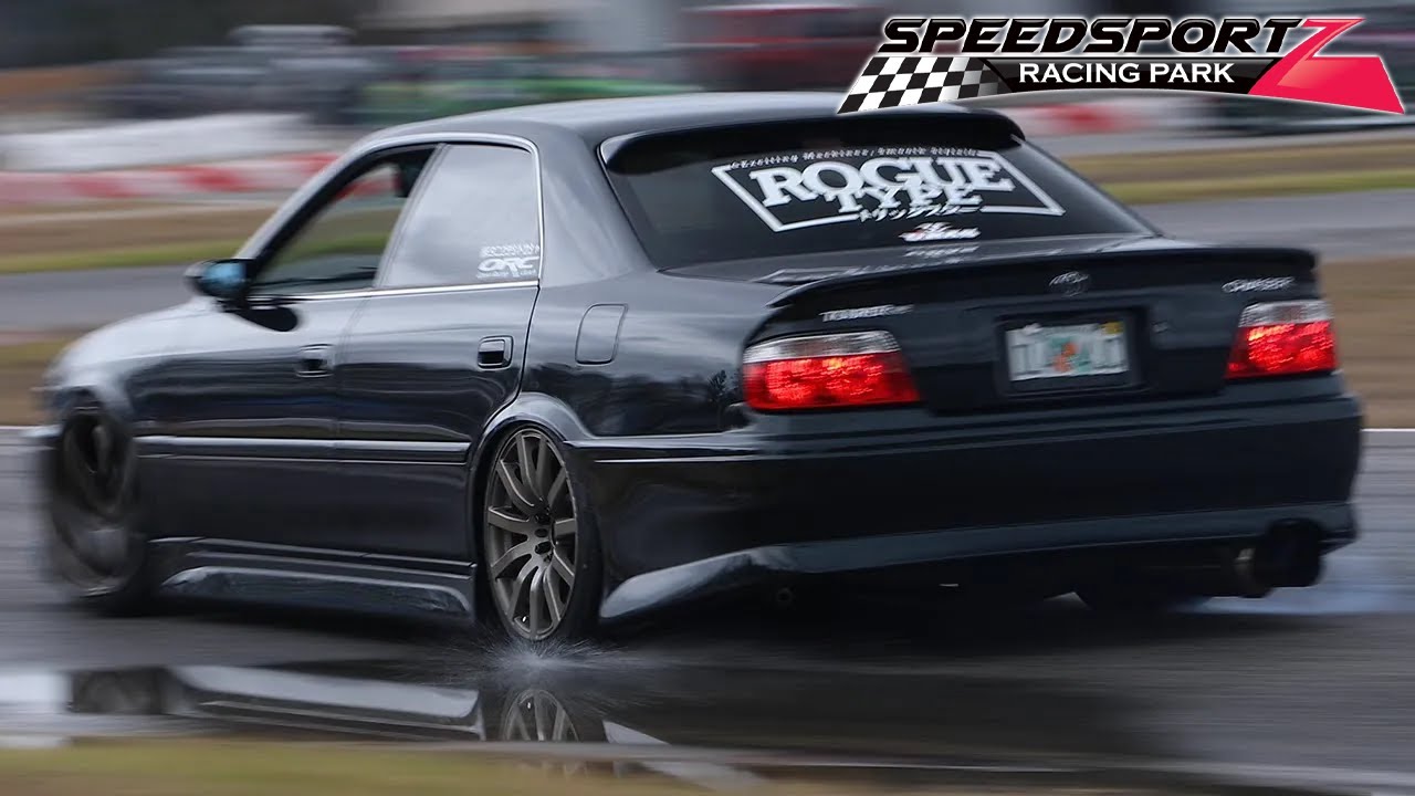 (4k RAW) 1JZ-GTE VVTI 1996 Toyota Chaser JZX100 SLAMMED Drifting at ...
