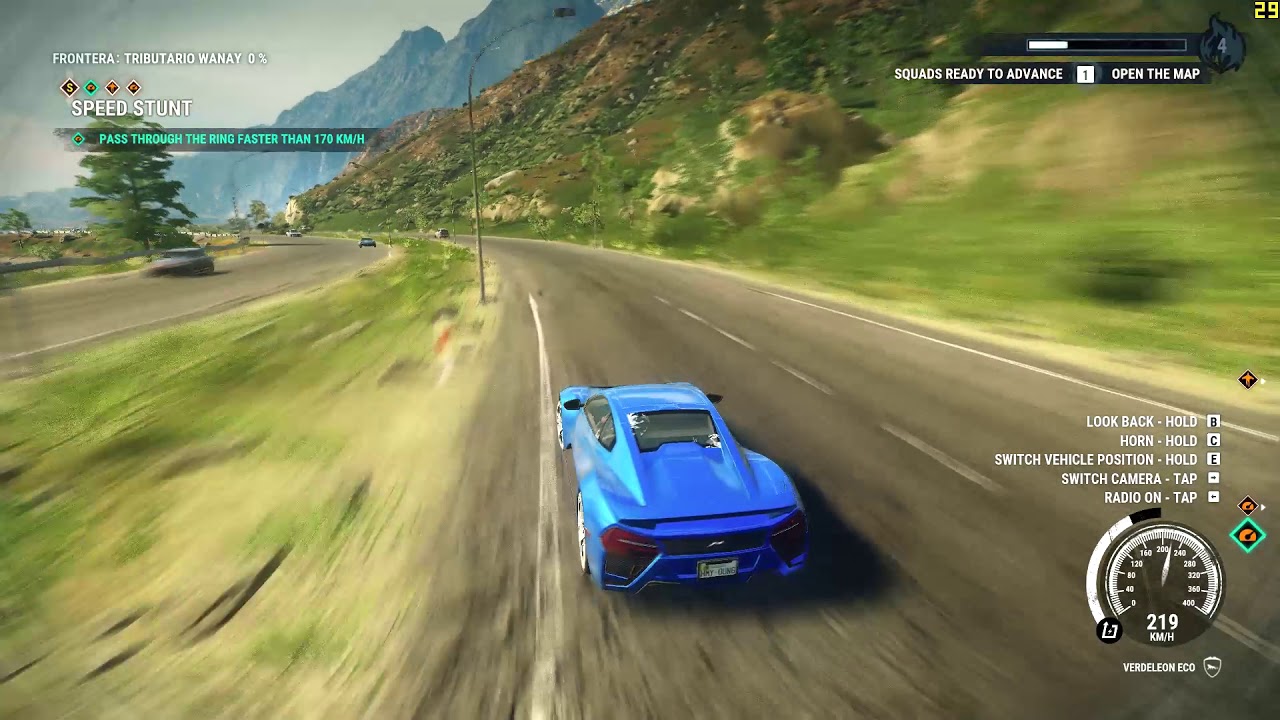 Just Cause 4 Fastest Car 400 Km h And Stunts YouTube
