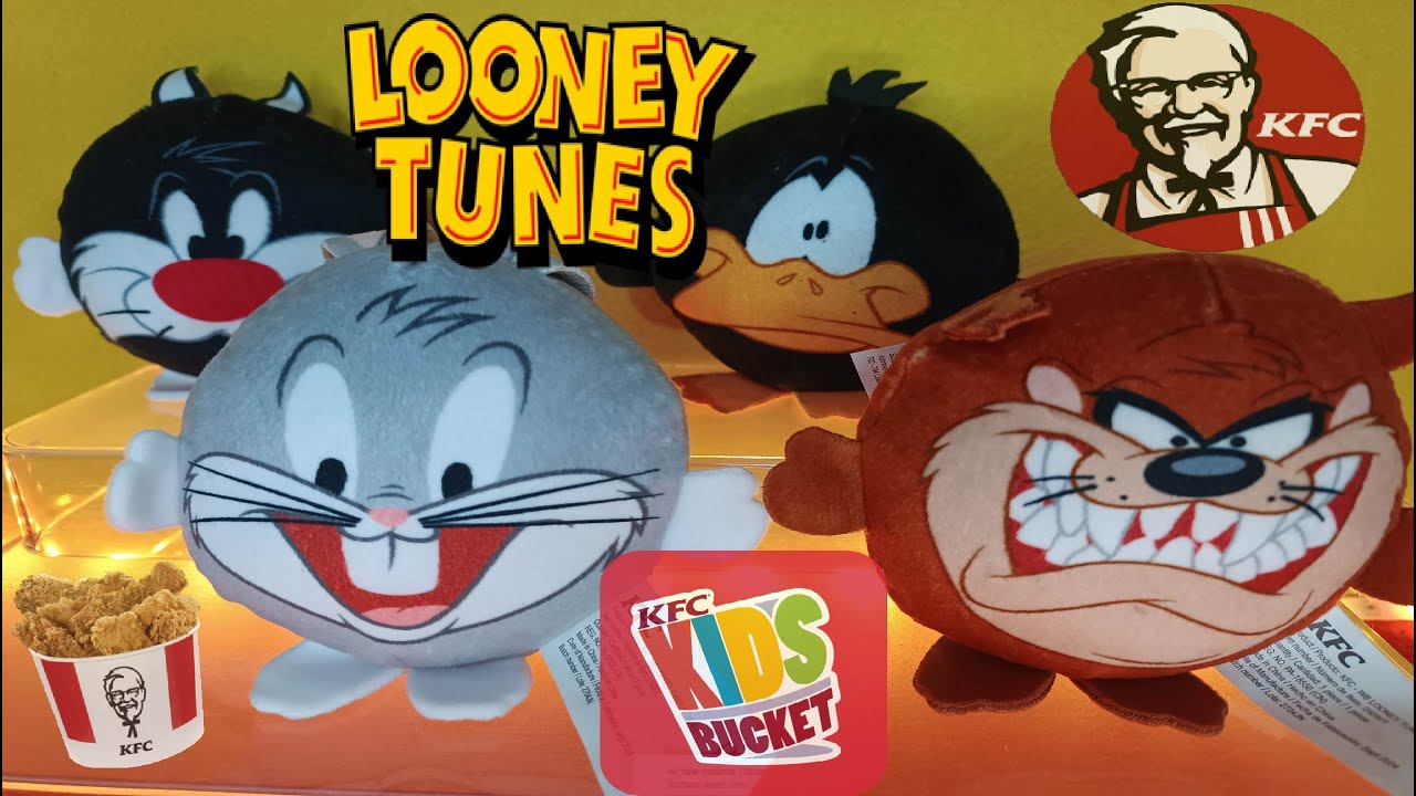 Peluches Looney Tunes KFC Kids Bucket 🐰 Bugs Bunny 🐰 Kentucky Fried ...