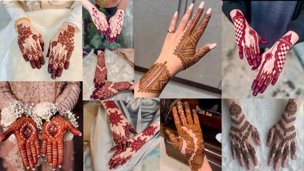 Simple new mehandi|simple mehndi design for eid 2024|mehandi new modal ...