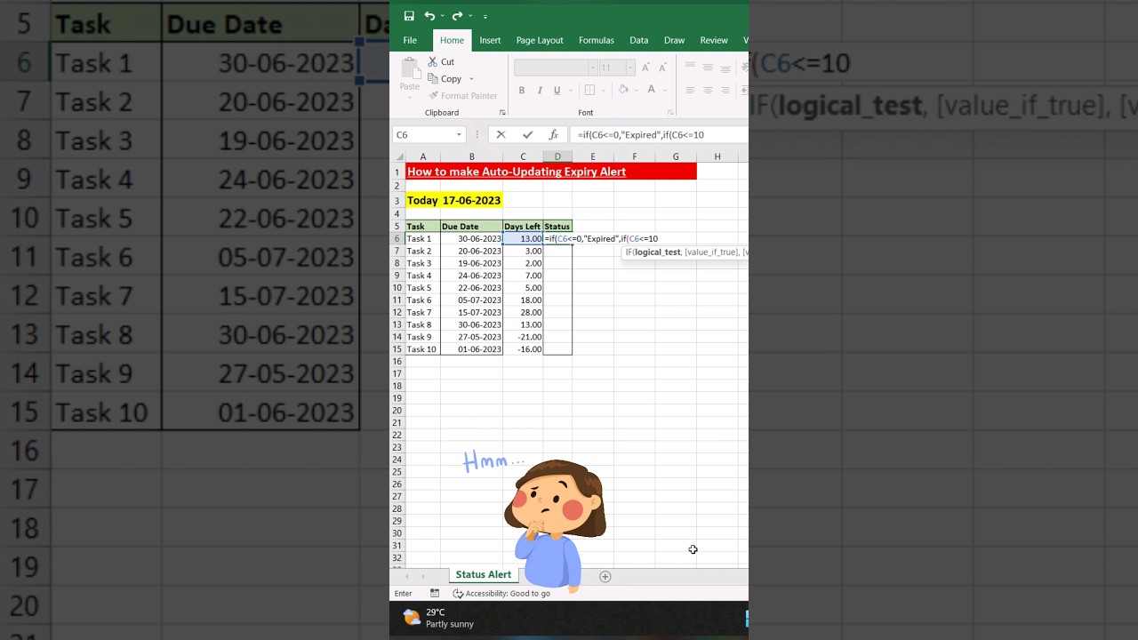 Never Miss An Expiry Date Again Excel Expiry Alert Using IF Function Never Miss An Expiry Date Again Excel Expiry Alert Using IF Function