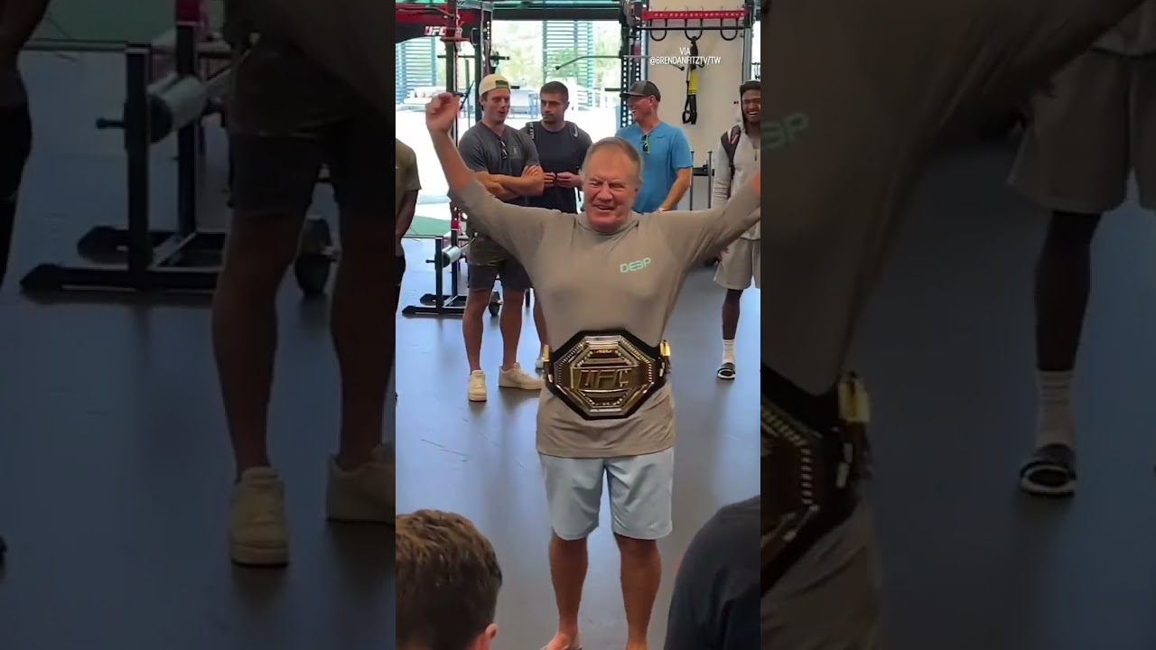 The world has never seen Bill Belichick this happy 😂🥊 - YouTube
