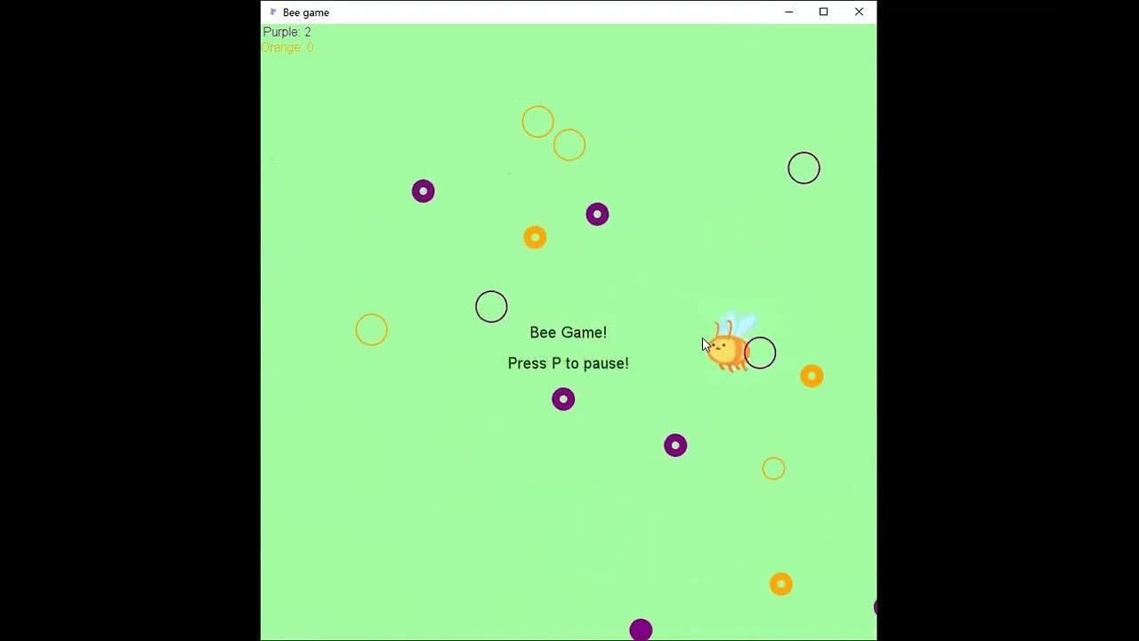 Bee Game demo! - CMU 15112 Term Project - YouTube