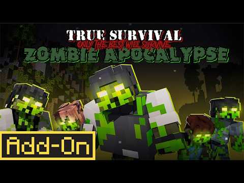 Minecraft Bedrock’s MOST REALISTIC Zombie Apocalypse Addon!