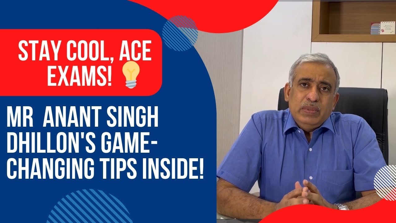 Exam Pressure Relief: Anant Singh Dhillon's Game-Changing Tips! - YouTube