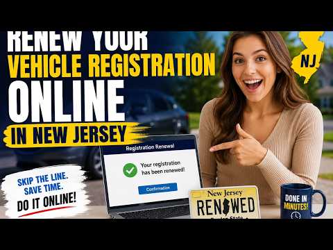 How to renew your vehicle registration online in New Jersey