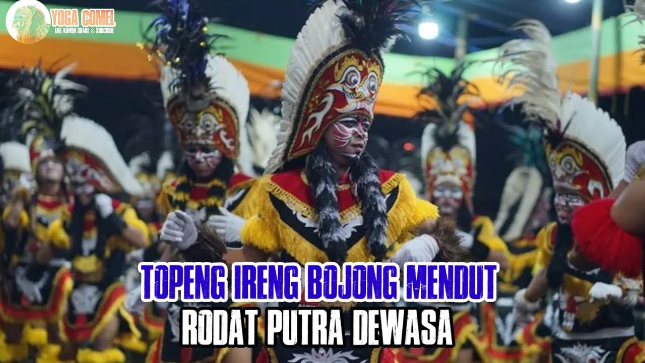 SENI TRADISIONAL ( TOPENG IRENG BOJONG MENDUT) RODAT PUTRA DEWASA - YouTube
