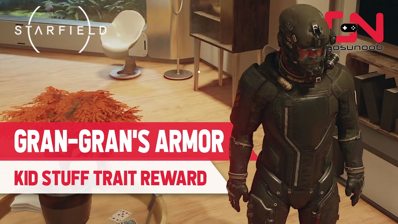 Starfield Kid Stuff Trait Reward Gran-Gran's Spacesuit and Helmet - YouTube
