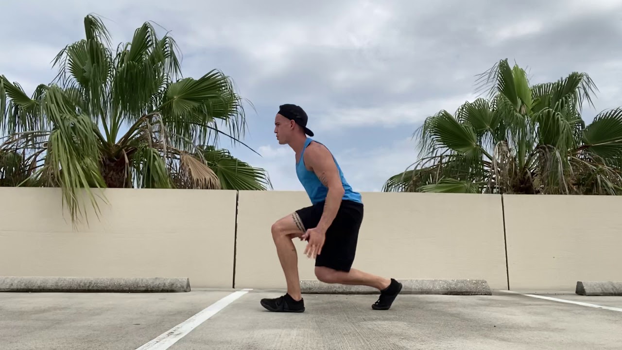 Focused Training Low Lunge Hold with Sprinter Arms - YouTube