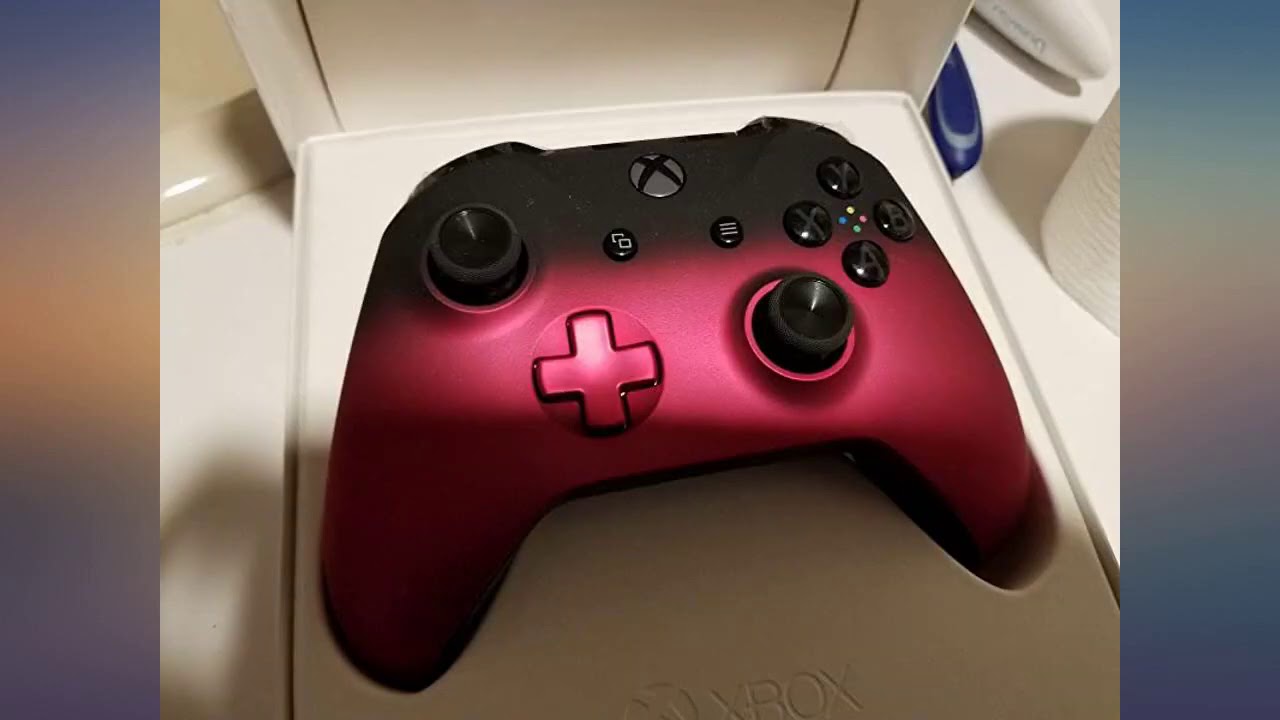 Deep Pink Shadow Custom Wireless Controller for Xbox One Console ...
